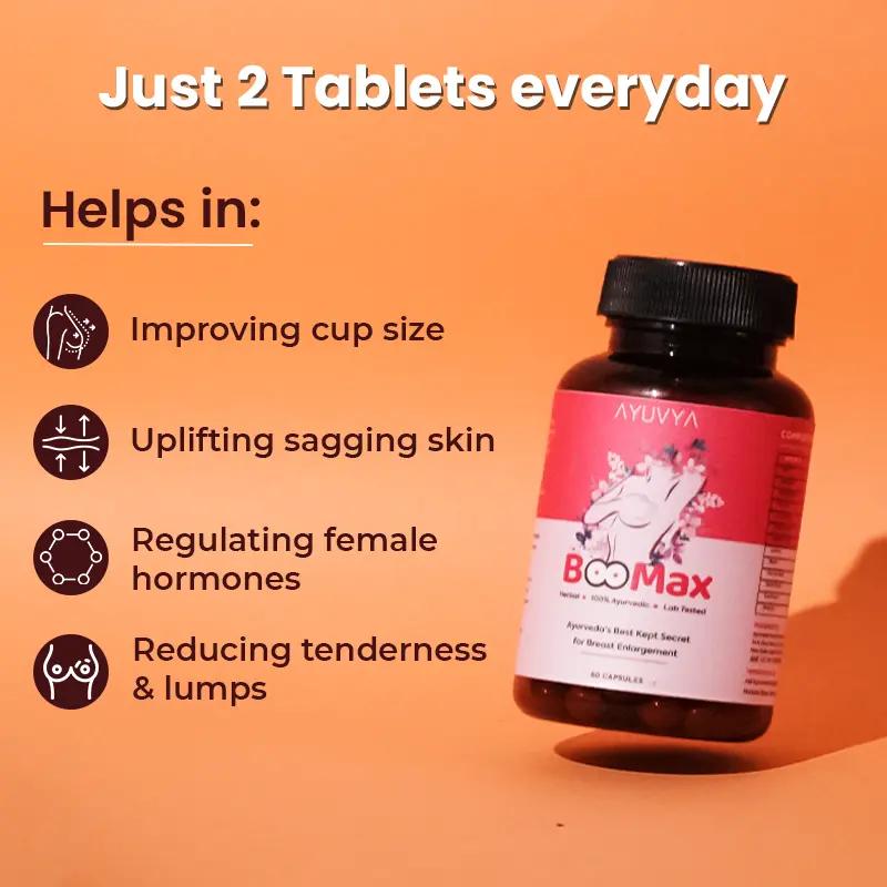 Ayuvya Boomax best breast growth tablets for breast size increase