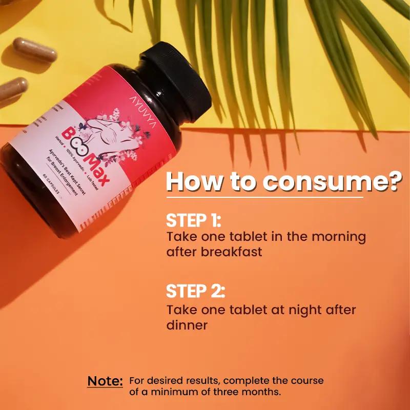 Ayuvya Boomax best breast growth tablets for breast size increase