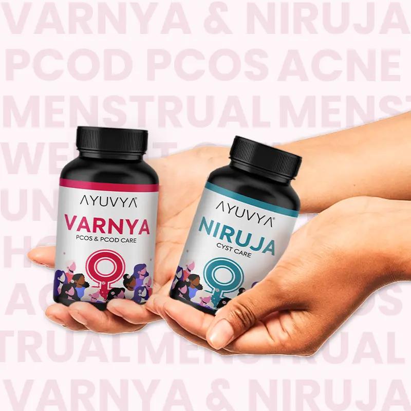Ayuvya PCOD & PCOS Care: Combat Ovarian Cysts and Hormonal Imbalance