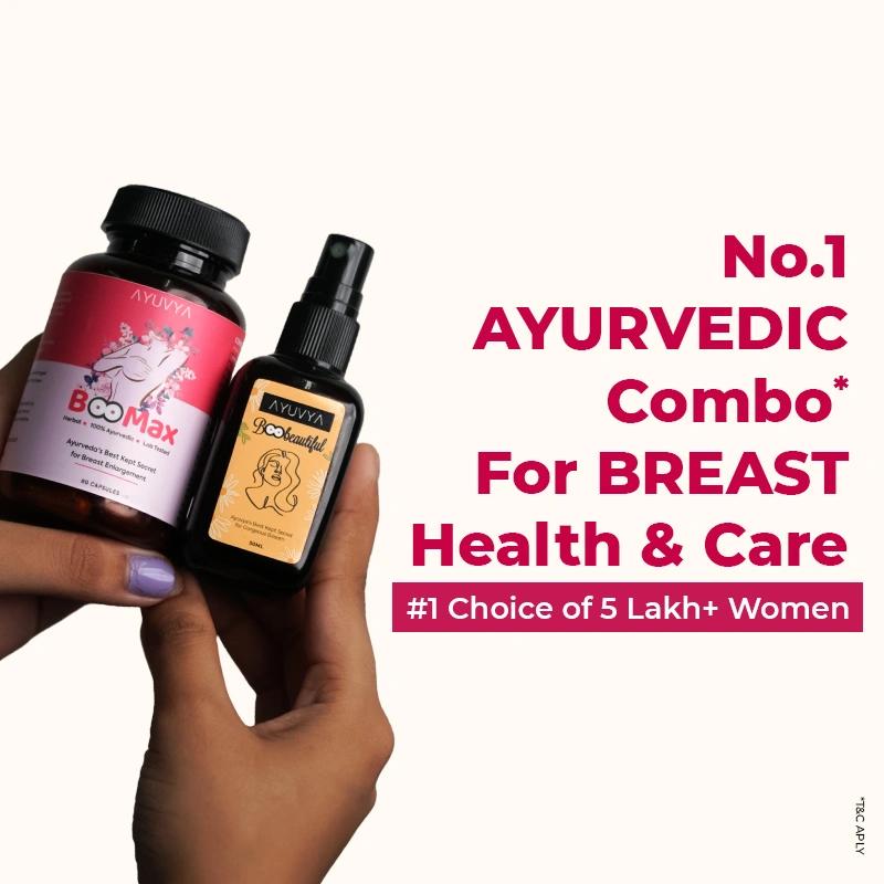 Ayuvya Boomax Combo: Natural & Ayurvedic Breast Enhancement Solution